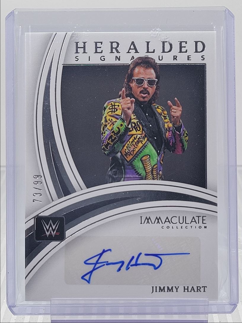 2022 IMMACULATE WWE HERALDED AUTOGRAPH JIMMY HART on Kronozio