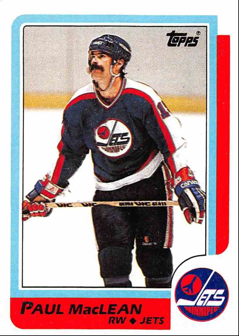 1986-87 Topps Paul MacLean #114 on Kronozio