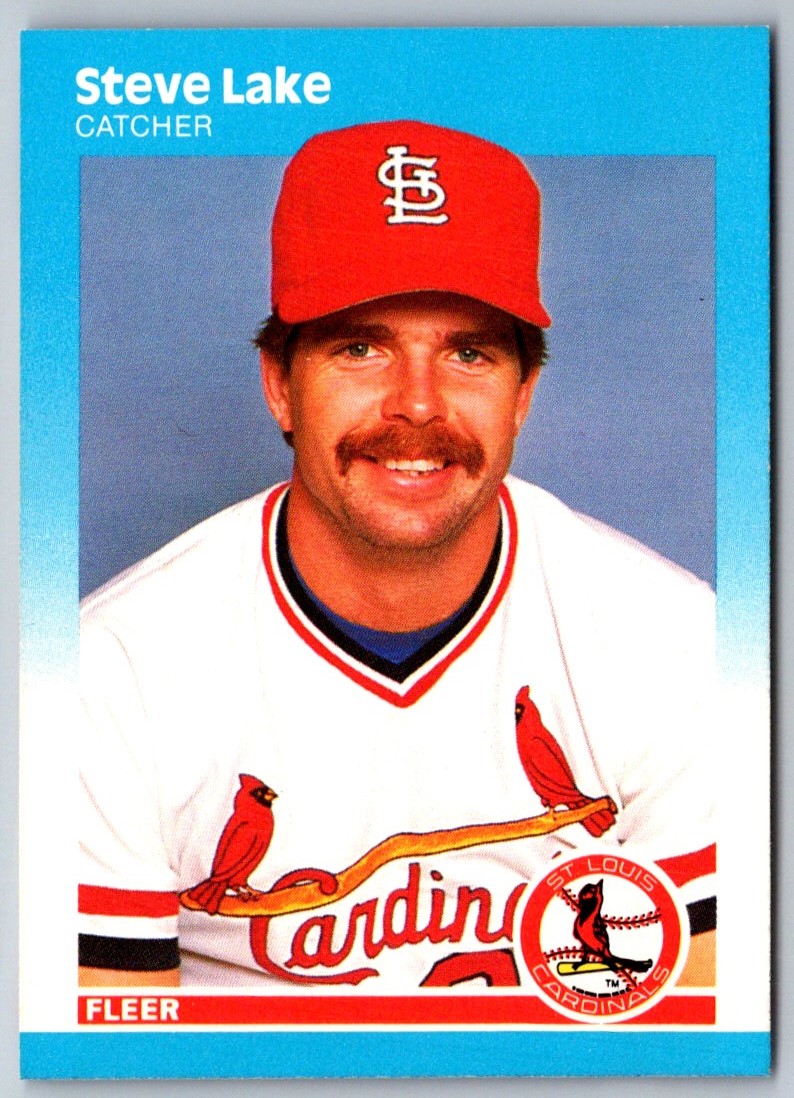 1987 Fleer Steve Lake #300 on Kronozio