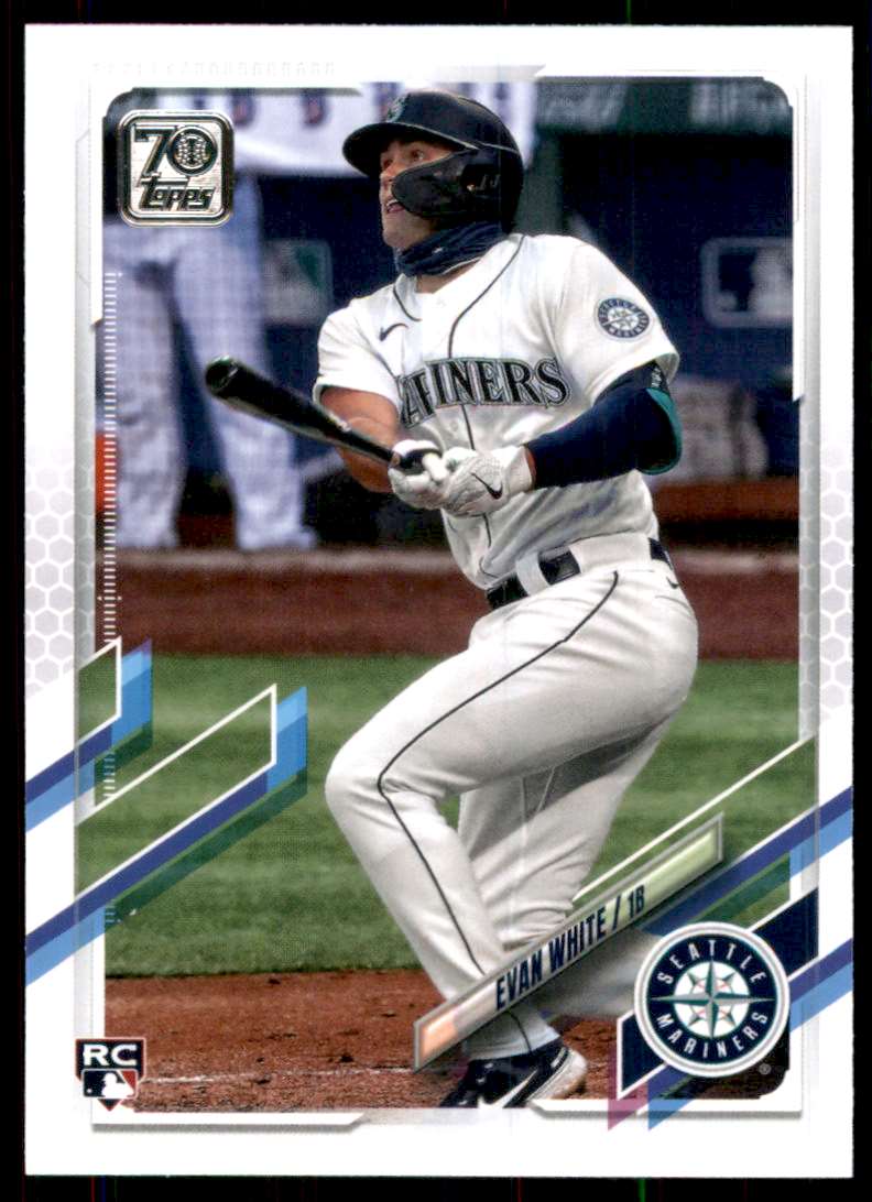 2021 Topps Baseball Card Evan White #151 on Kronozio