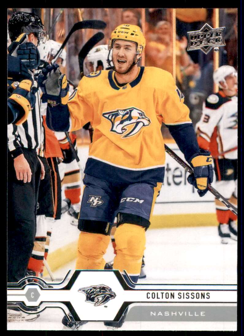 2019-20 Upper Deck Colton Sissons #391 on Kronozio