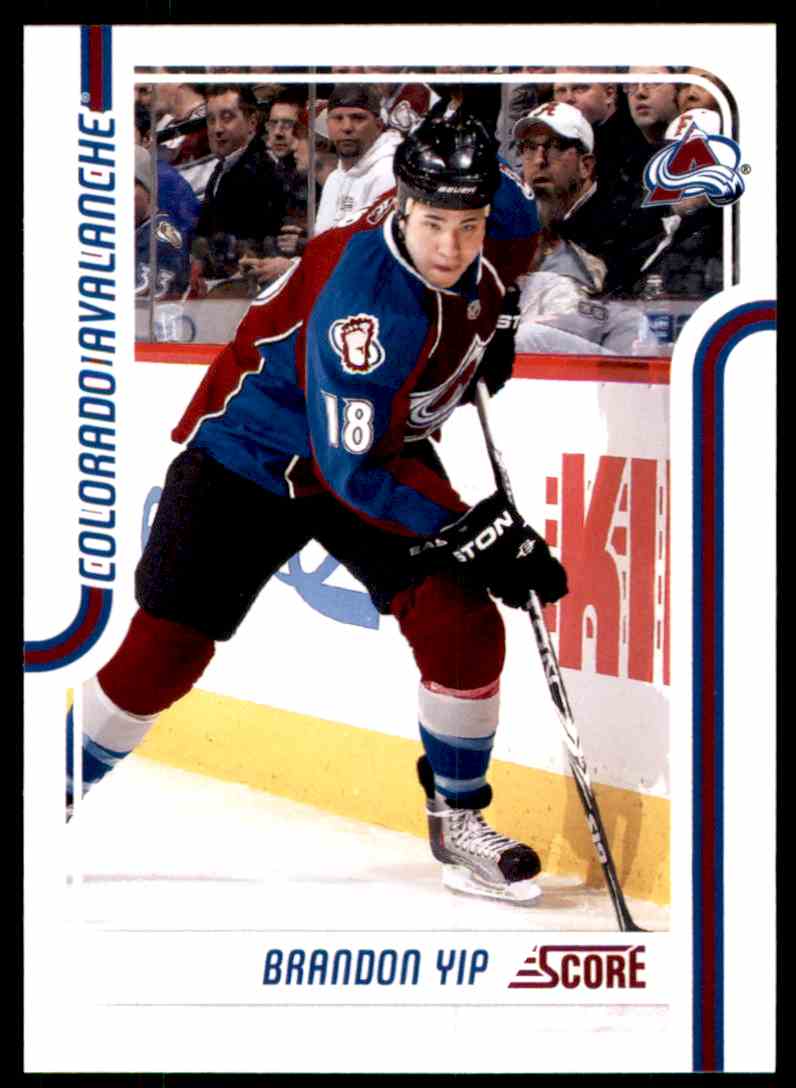 2011-12 Score Brandon Yip #134 on Kronozio