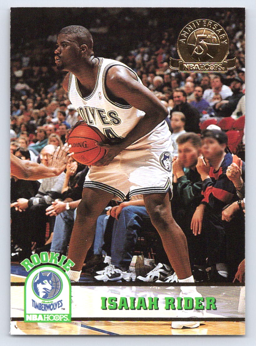 1993-94 NBA Hoops 5th Anniversary Isaiah Rider #367 on Kronozio