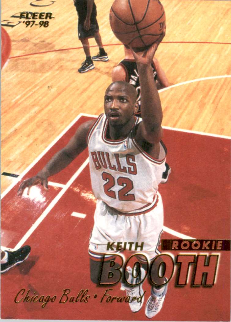 1997-98 Fleer Keith Booth RC #332 on Kronozio