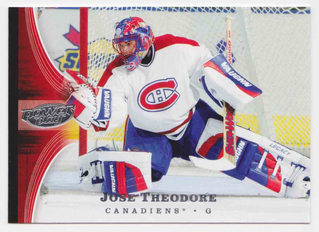 2005-06 Upper Deck Power Play Jose Theodore #47 on Kronozio