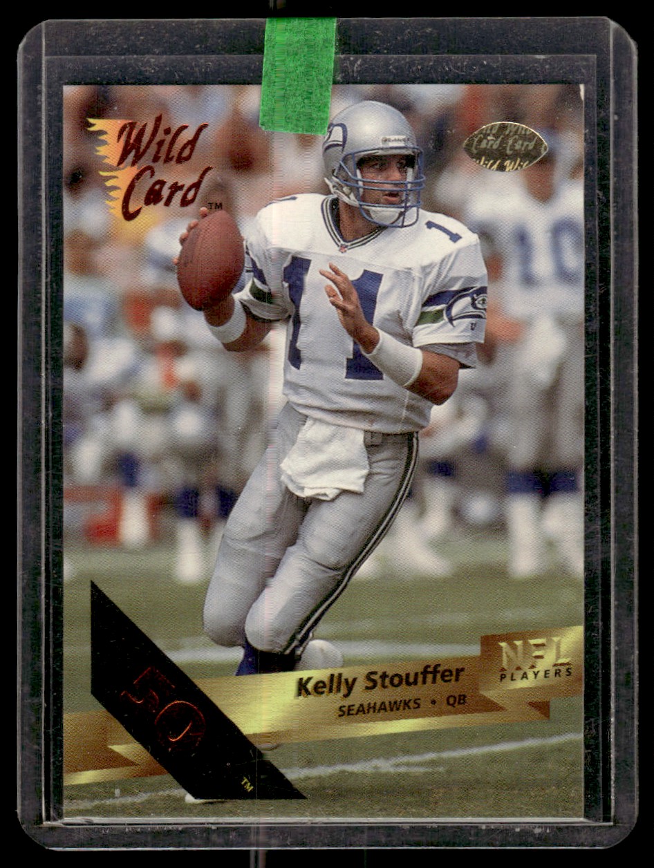 1993 Wild Card Kelly Stouffer #178 on Kronozio