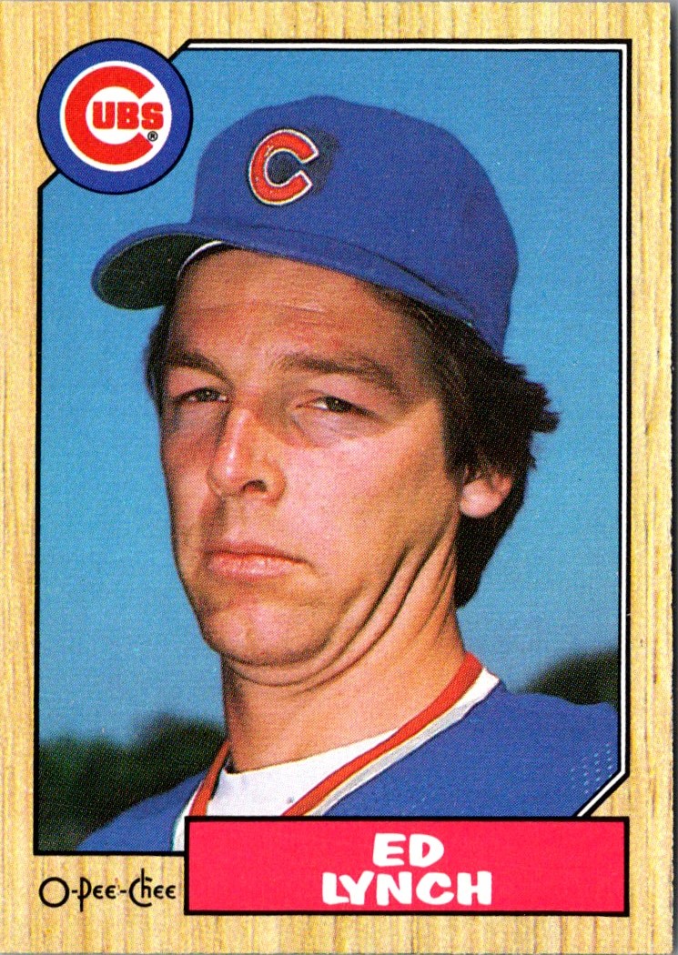 1987 O-Pee-Chee Ed Lynch #16 on Kronozio