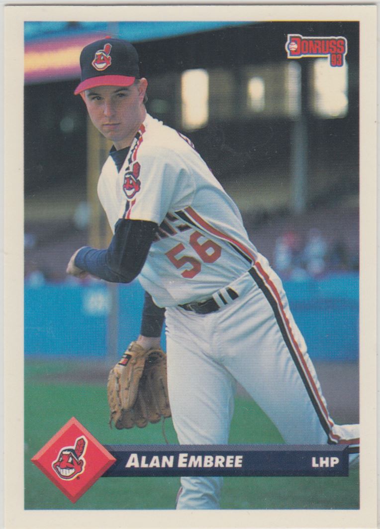1993 Donruss Alan Embree #333 on Kronozio