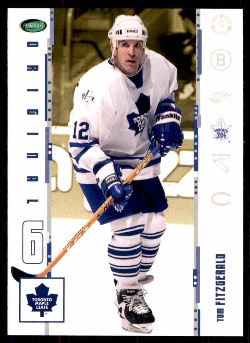 2003-04 Parkhurst Original Six Tom Fitzgerald #30 on Kronozio