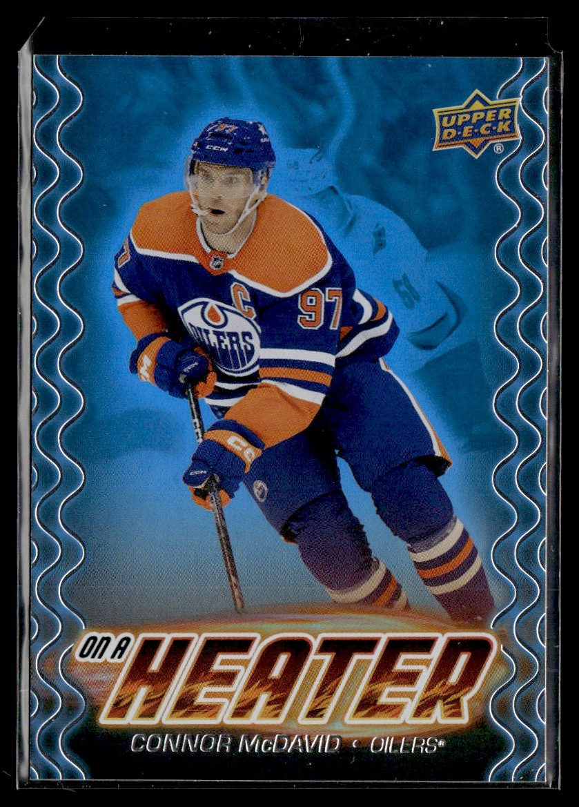2024-25 Upper Deck Series 2 On A Heater Connor McDavid #OH-12 on Kronozio