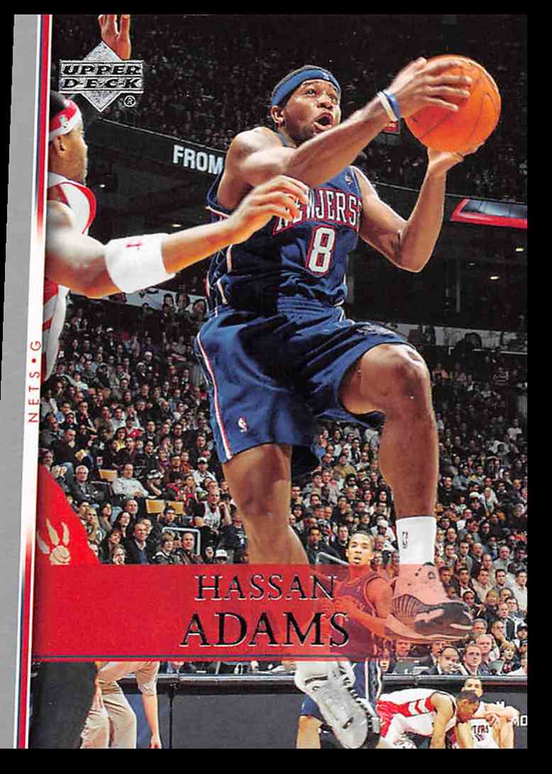 2007-08 Upper Deck Hassan Adams #91 on Kronozio