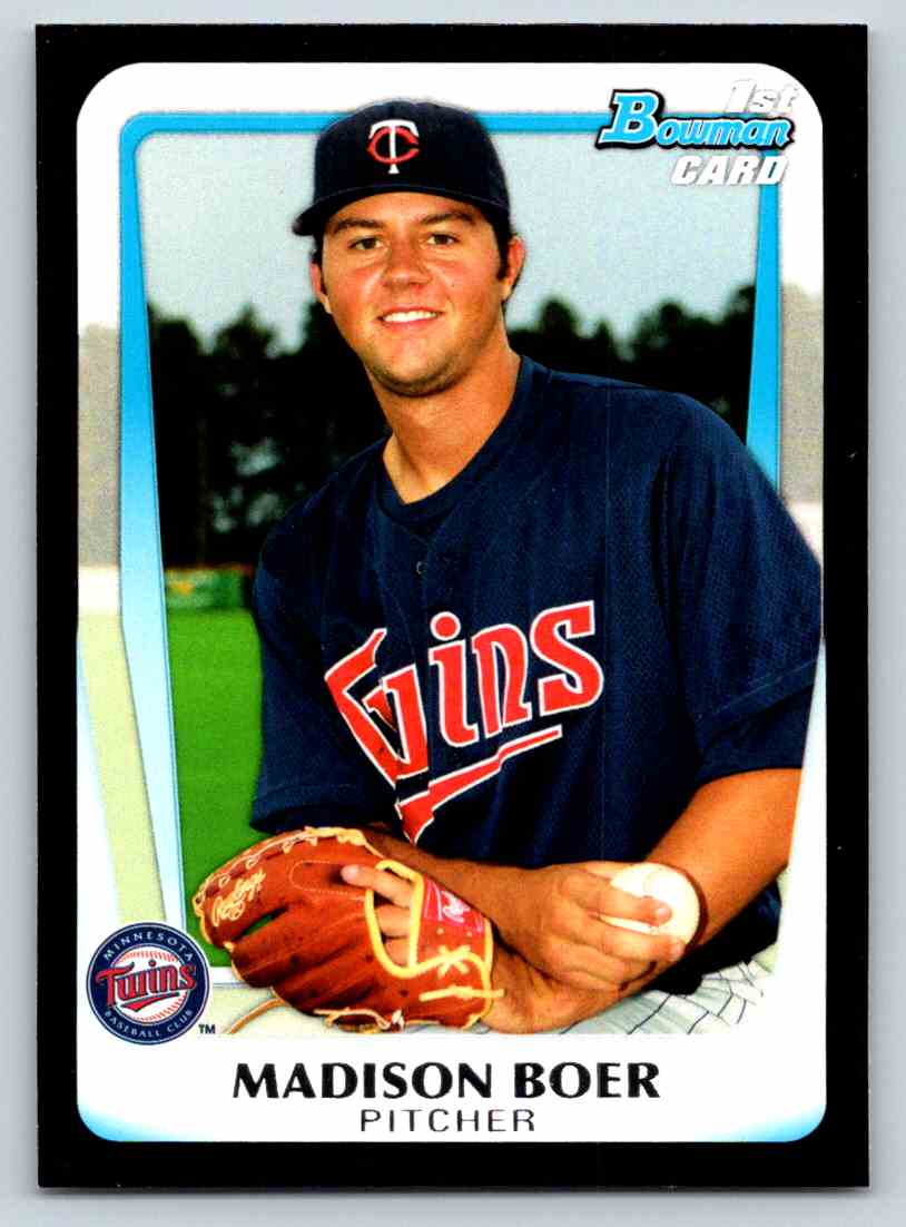 2011 Bowman Draft Picks & Prospects Madison Boer #BDPP85 on Kronozio