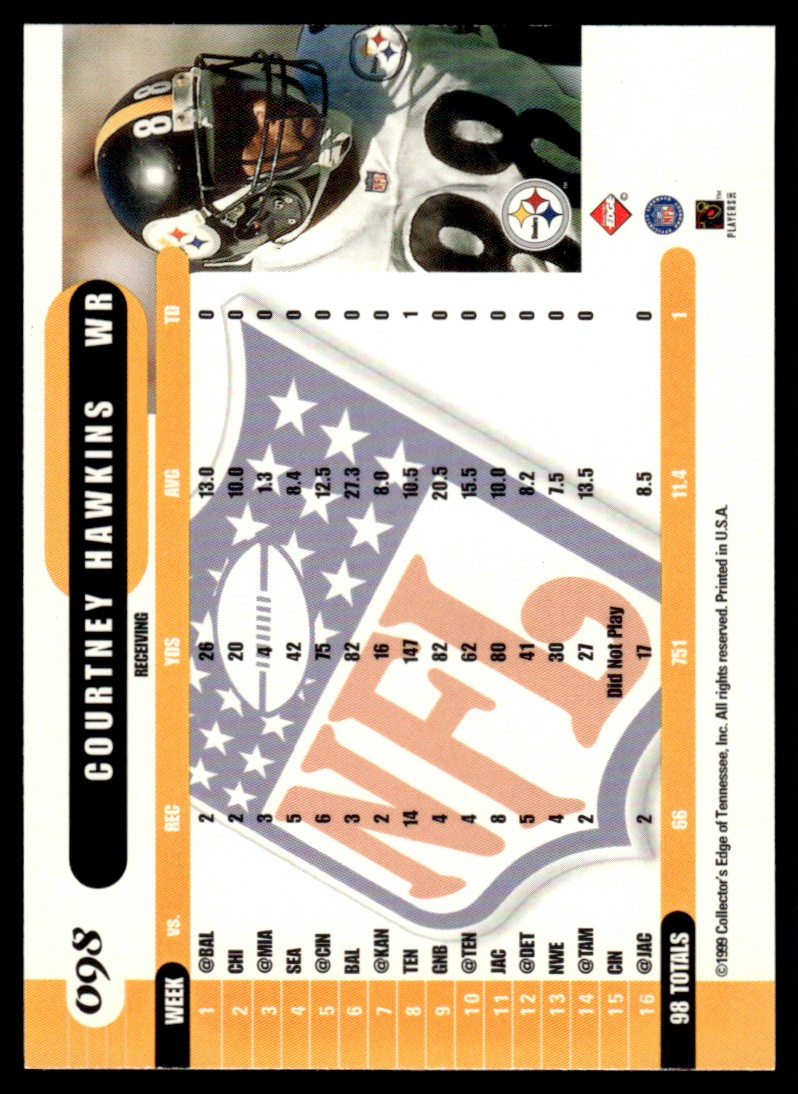 1999 Collector's Edge Supreme Courtney Hawkins #098 on Kronozio