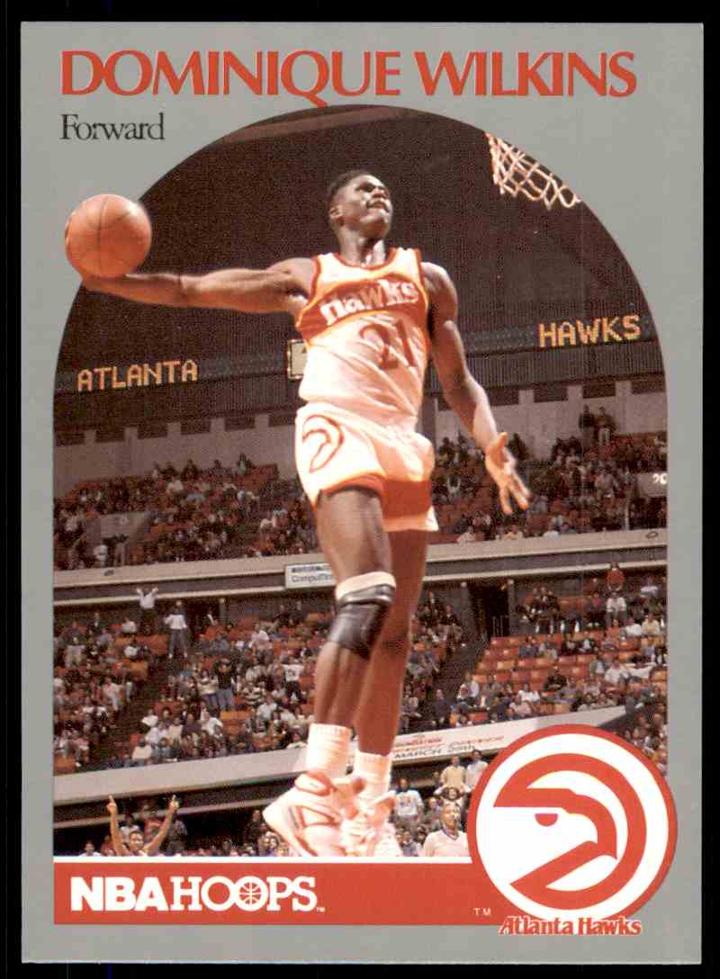 1990-91 NBA Hoops Dominique Wilkins #36 on Kronozio
