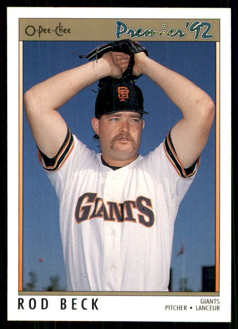 1992 O-Pee-Chee Premier Rod Beck #197 on Kronozio