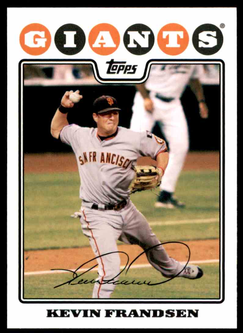 2008 Topps Baseball Card Kevin Frandsen #113 on Kronozio