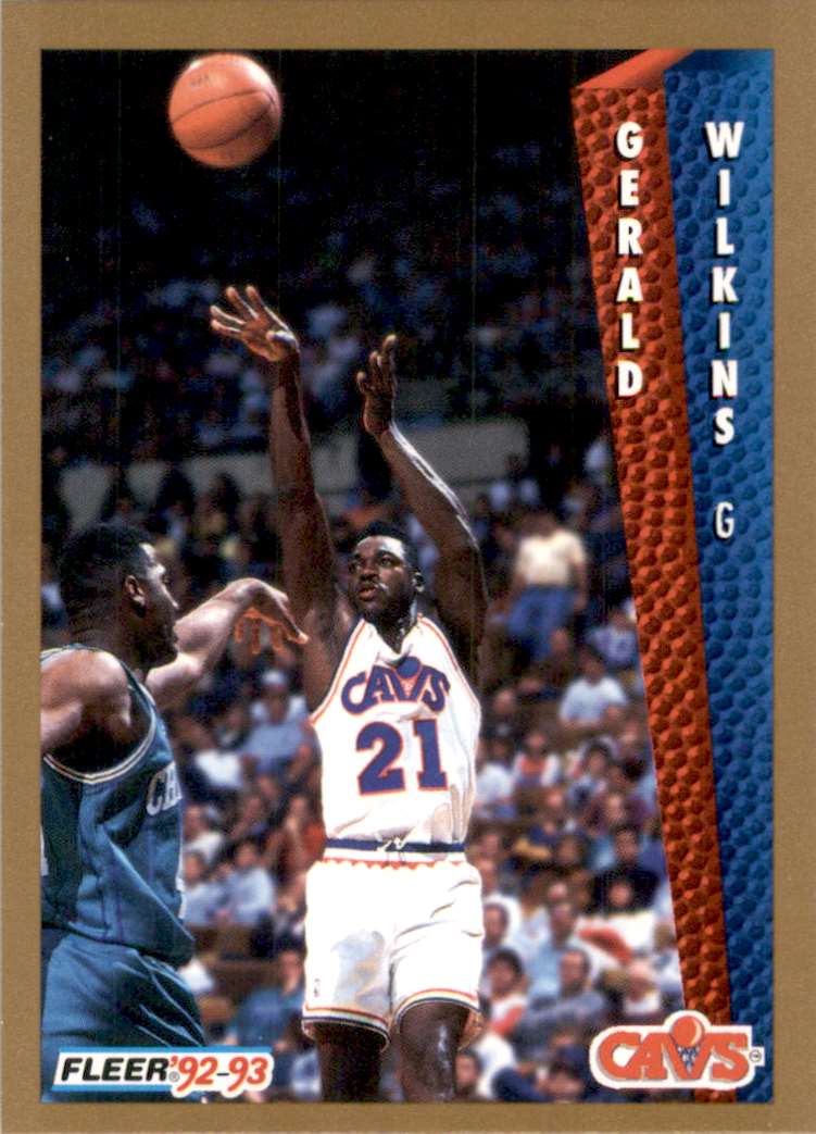 1992-93 Fleer Gerald Wilkins #320 on Kronozio