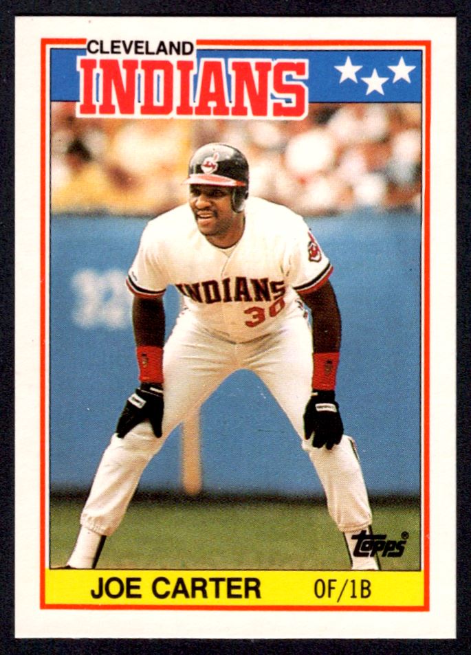 1988 Topps UK Minis Mini Joe Carter #12 on Kronozio