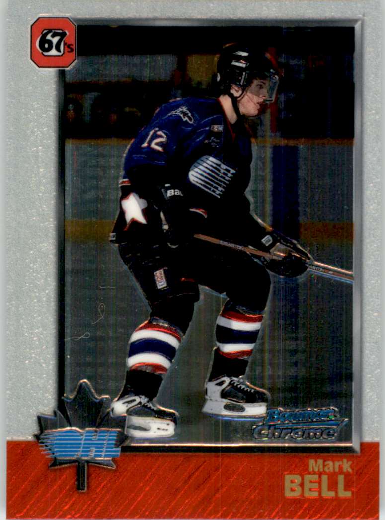 1998-99 Bowman Chrome CHL Mark Bell #36 on Kronozio