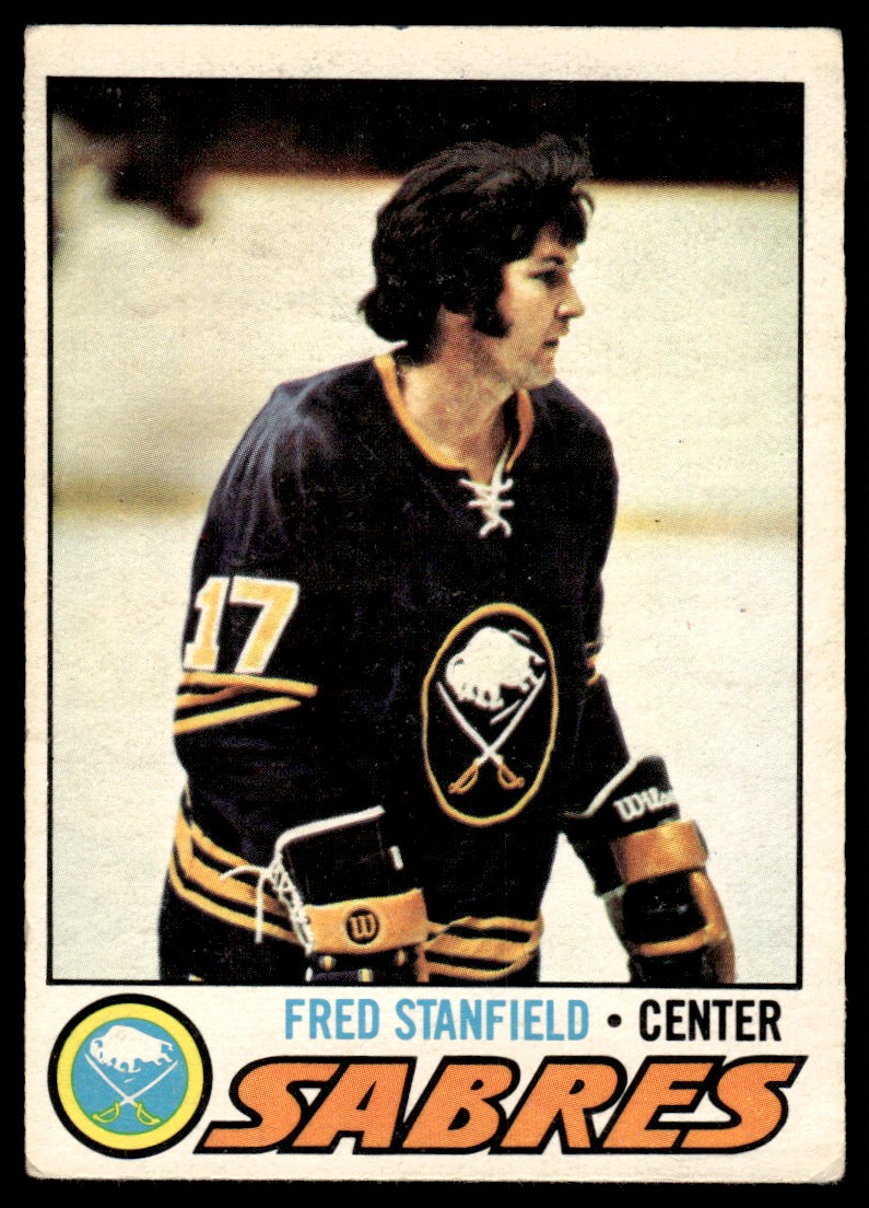 1977-78 O-Pee-Chee Fred Stanfield #161 on Kronozio