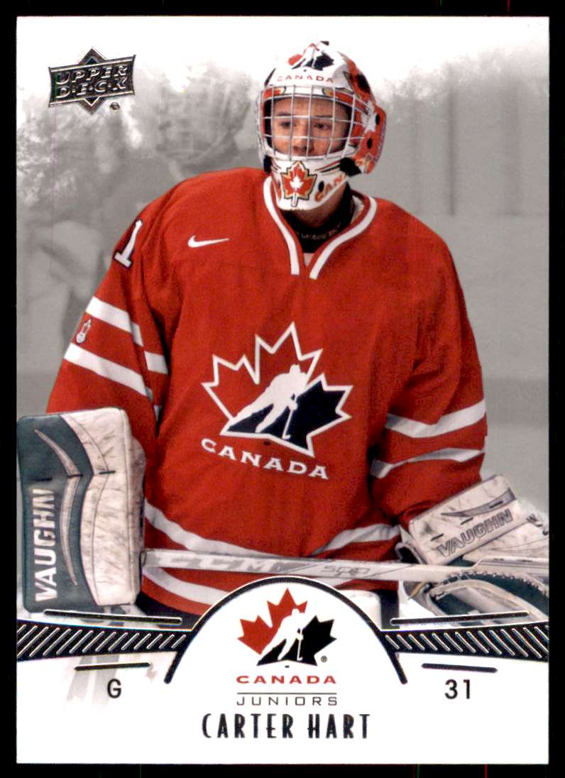 2016-17 UD Team Canada Juniors Carter Hart #46 on Kronozio