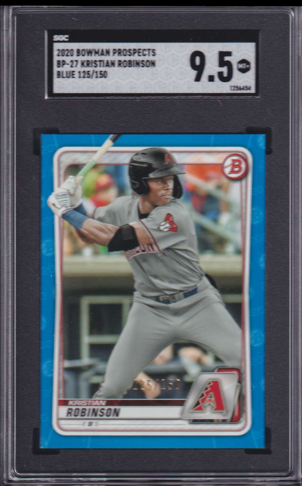 2020 Bowman Blue Kristian Robinson on Kronozio