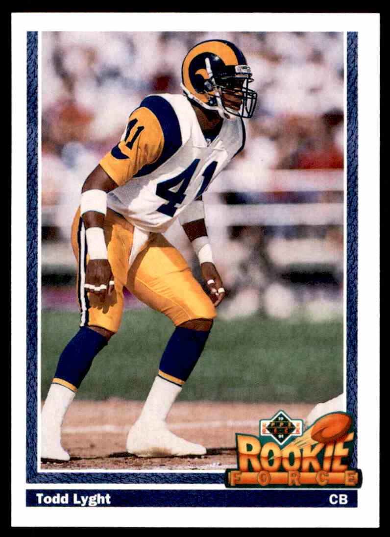 1991 Upper Deck Todd Lyght #648 on Kronozio