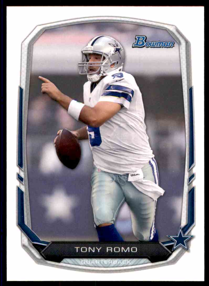 2013 Bowman Football Cards Tony Romo #21 on Kronozio