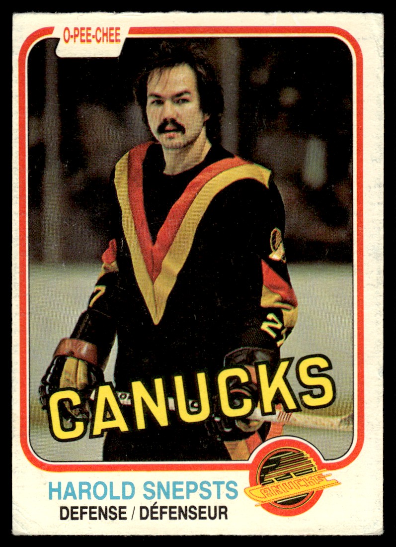 1981-82 O-Pee-Chee Hot! Harold Snepsts #344 on Kronozio