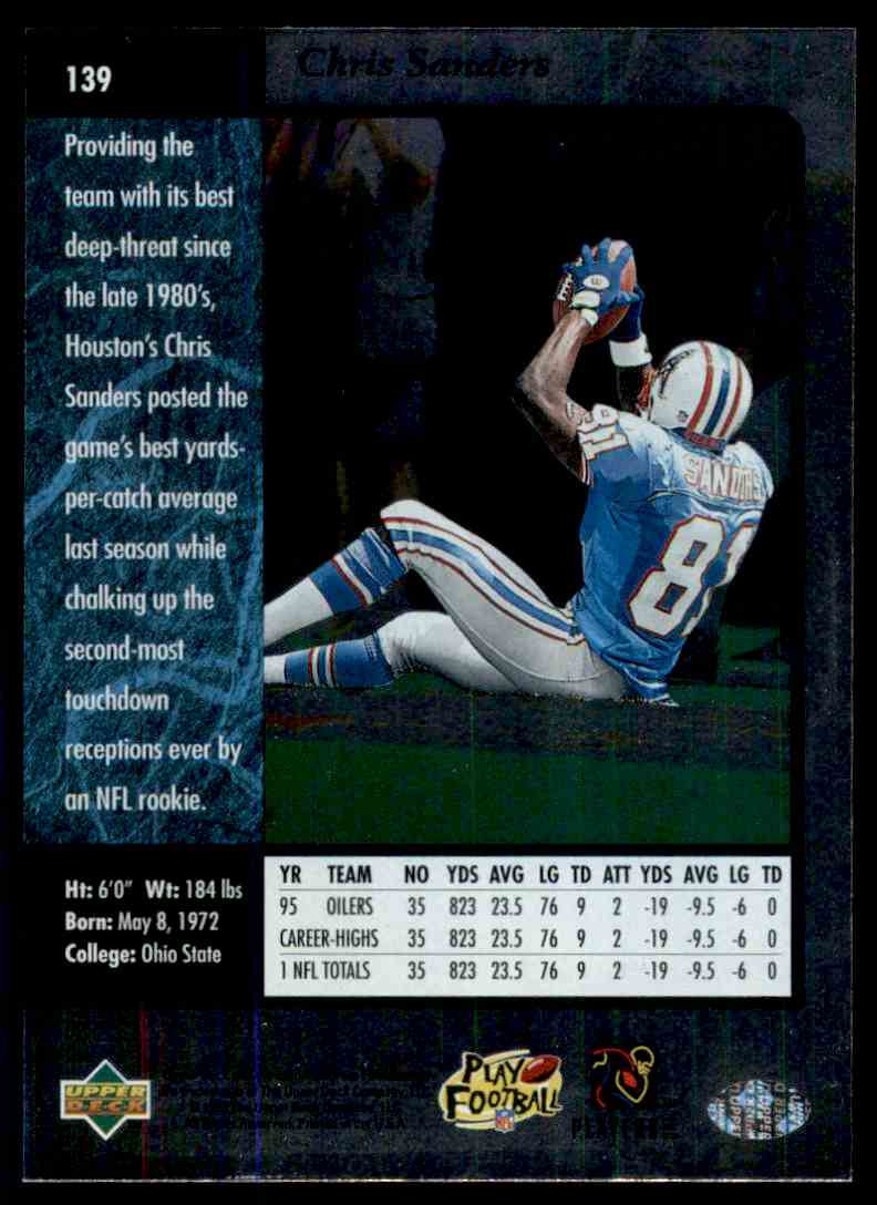 1996 SP Chris Sanders #139 on Kronozio
