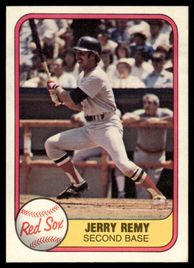 1981 Fleer Jerry Remy #238 on Kronozio