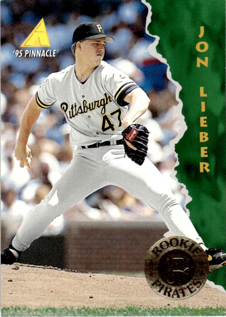 1995 Pinnacle Jon Lieber #153 on Kronozio