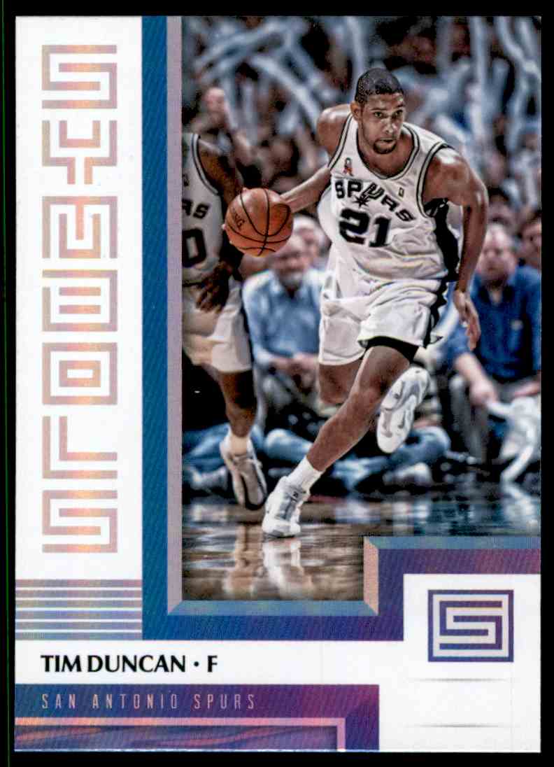 2017-18 Panini Status Symbols Tim Duncan #9 on Kronozio