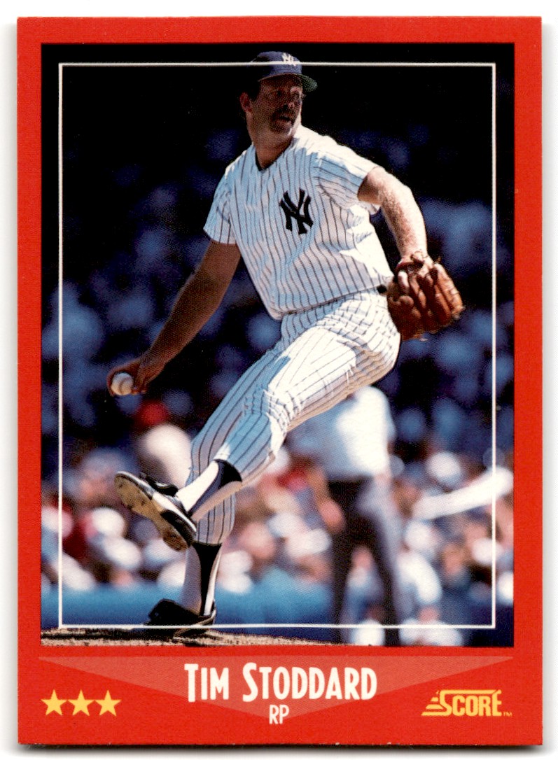 1988 Score Tim Stoddard #258 on Kronozio