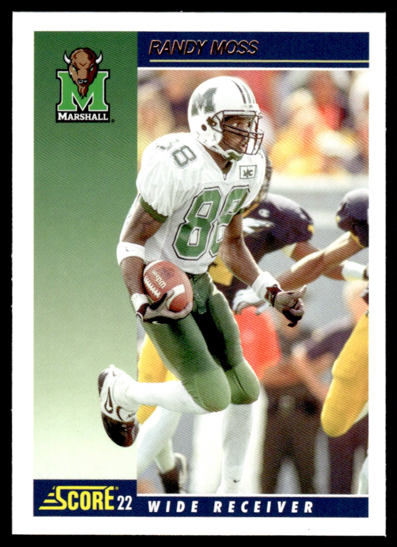 2022 Chronicles Score Retro Draft Picks Randy Moss #21 on Kronozio