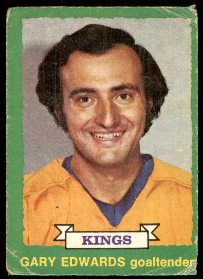 1973-74 O-Pee-Chee Gary Edwards #199 on Kronozio