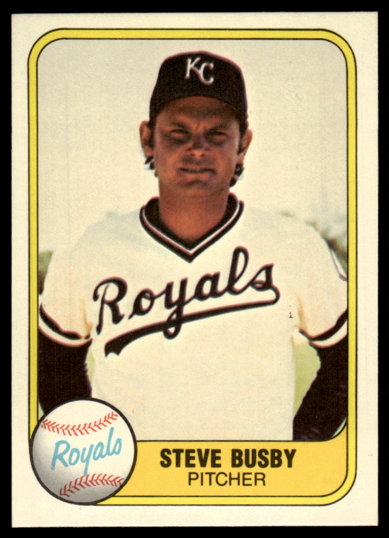 1981 Fleer Steve Busby #33 on Kronozio