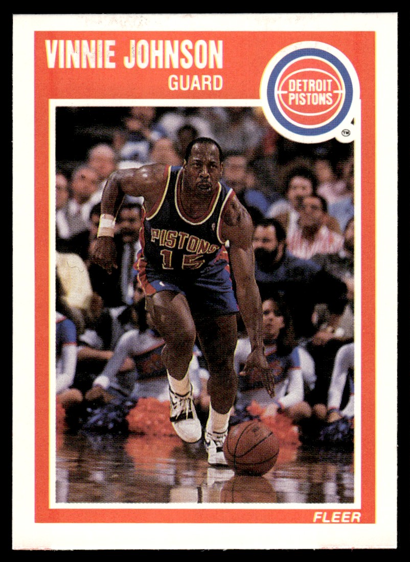 1989-90 Fleer Vinnie Johnson #47 on Kronozio