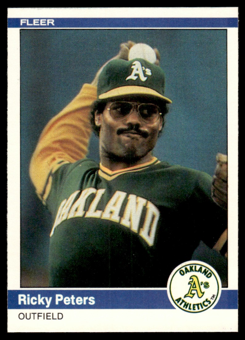 1984 Fleer Rick Peters #458 on Kronozio