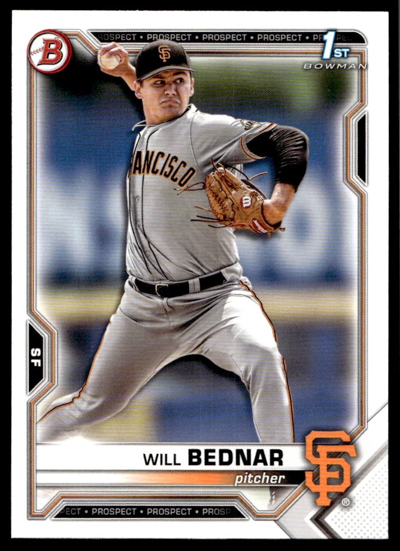 2021 Bowman Draft Will Bednar G83 San Francisco Giants #BD-197 | eBay