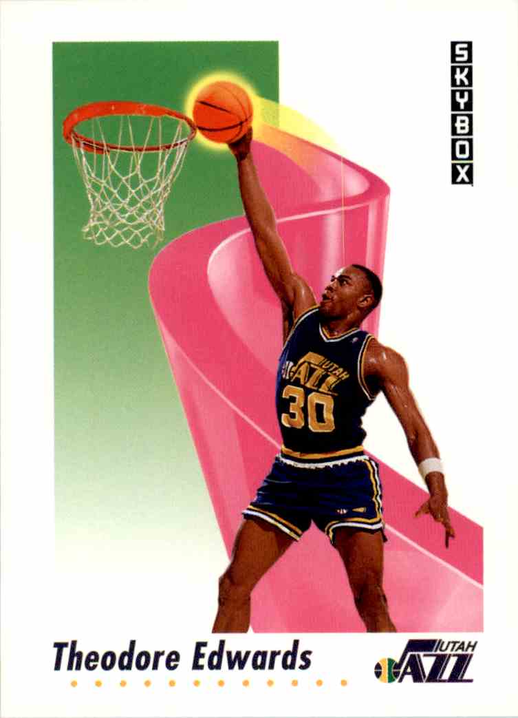 1991-92 Skybox Theodore Edwards #280 on Kronozio