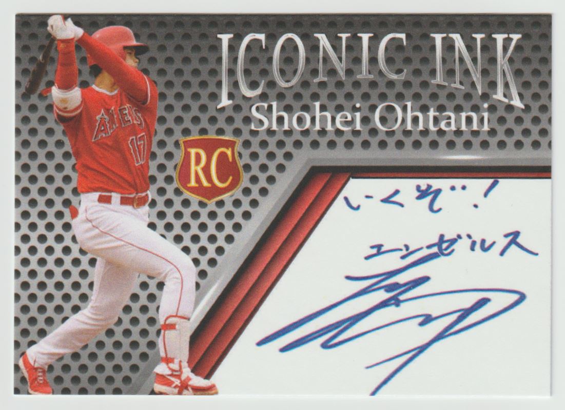 2018 Iconic Ink Rookie Japanese Auto Facsimile MINT!!! Shohei Ohtani on Kronozio