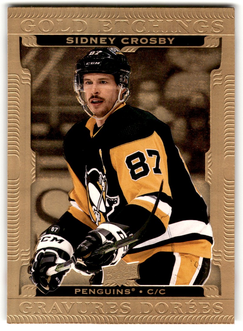 2022-23 Upper Deck Tim Hortons Gold Etchings Sidney Crosby #G-2 on Kronozio