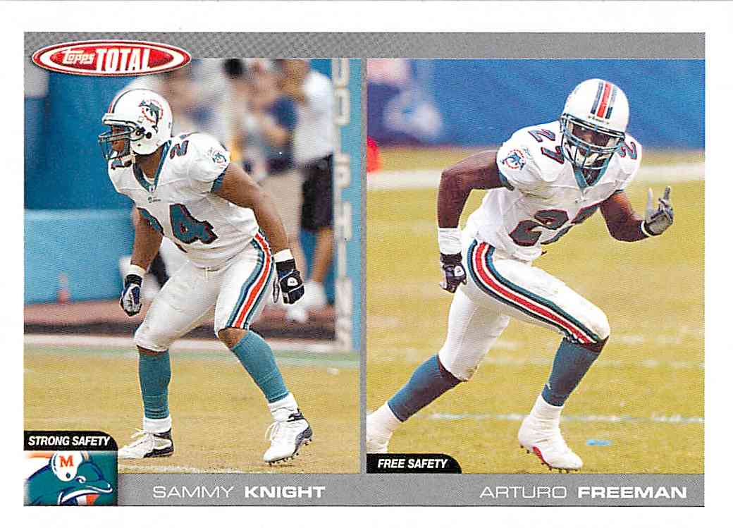 2004 Topps Total Sammy Knight, Arturo Freeman #237 on Kronozio