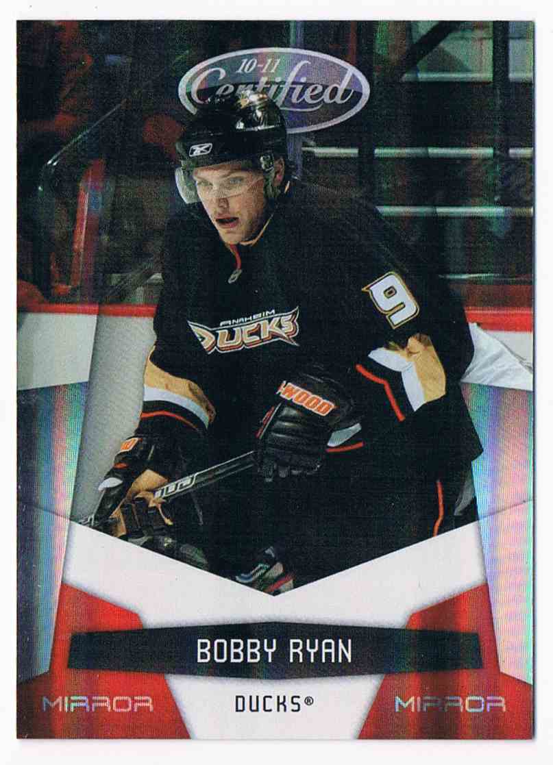 2010-11 Certified Mirror Red Bobby Ryan #4 on Kronozio
