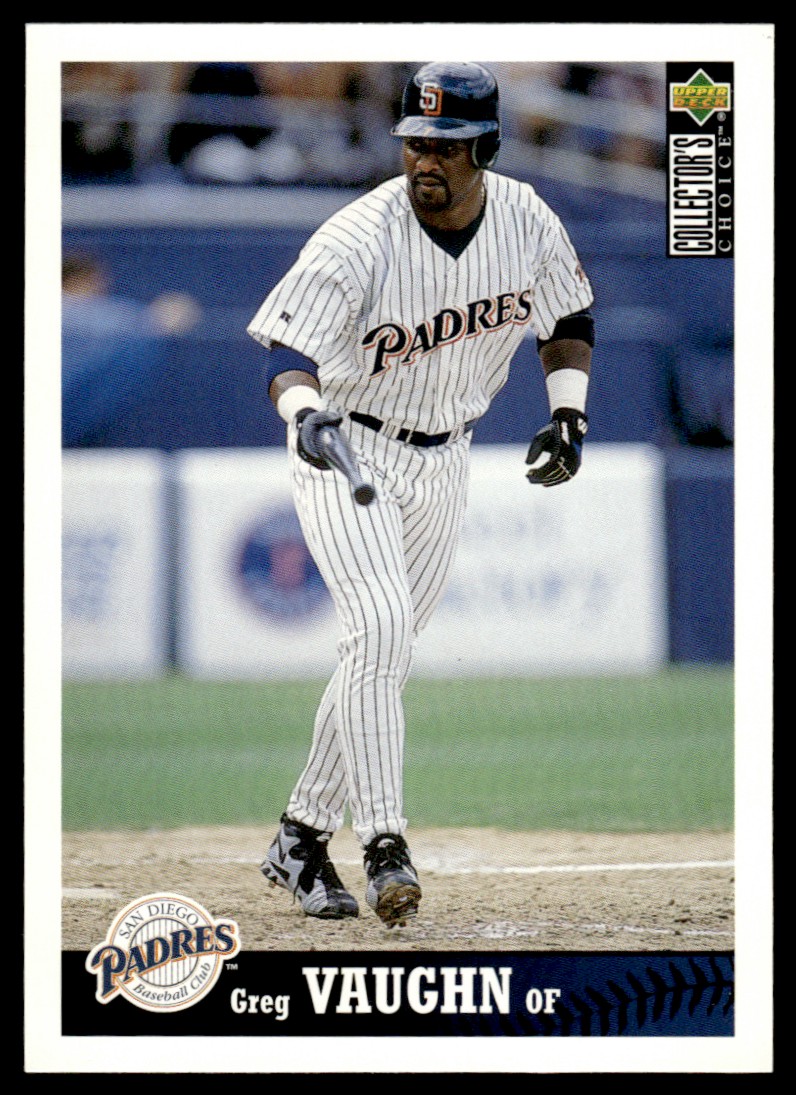 1997 Collector's Choice Greg Vaughn #208 on Kronozio