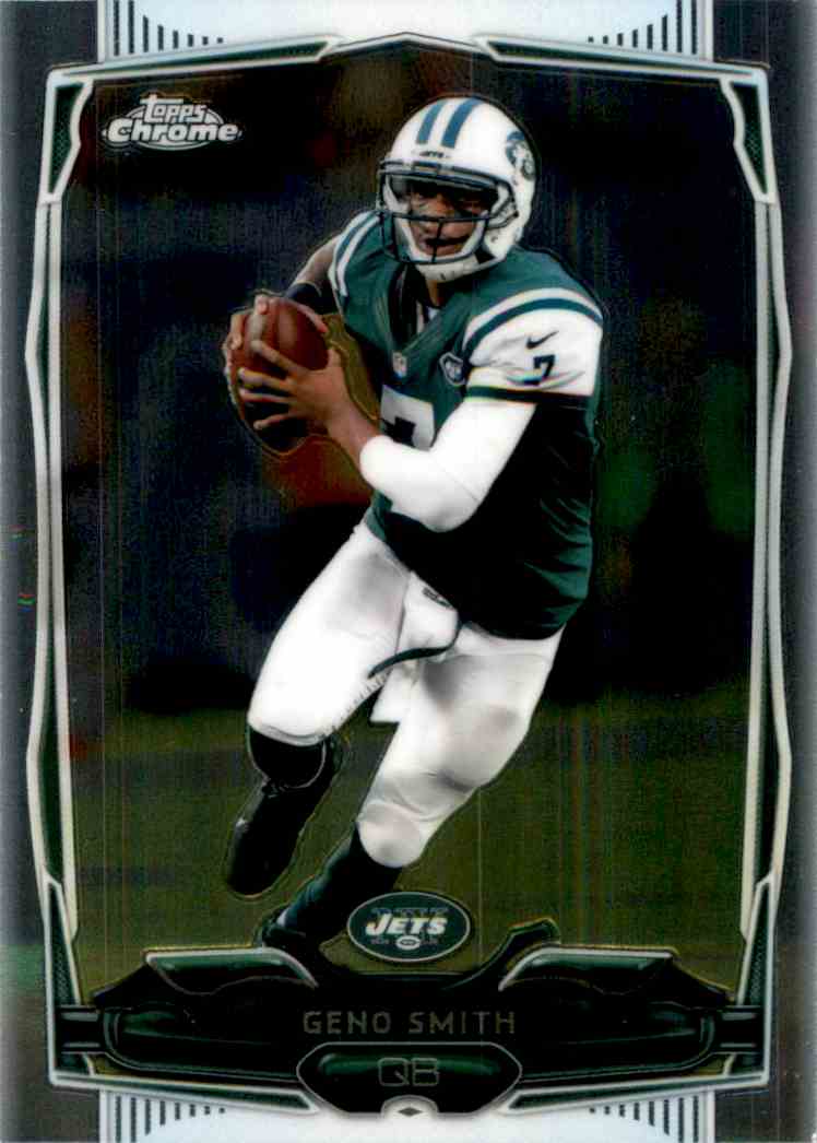 2014 Topps Chrome Football Card Geno Smith #28 on Kronozio