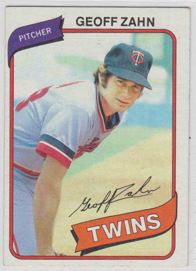 1980 Topps Geoff Zahn #113 on Kronozio