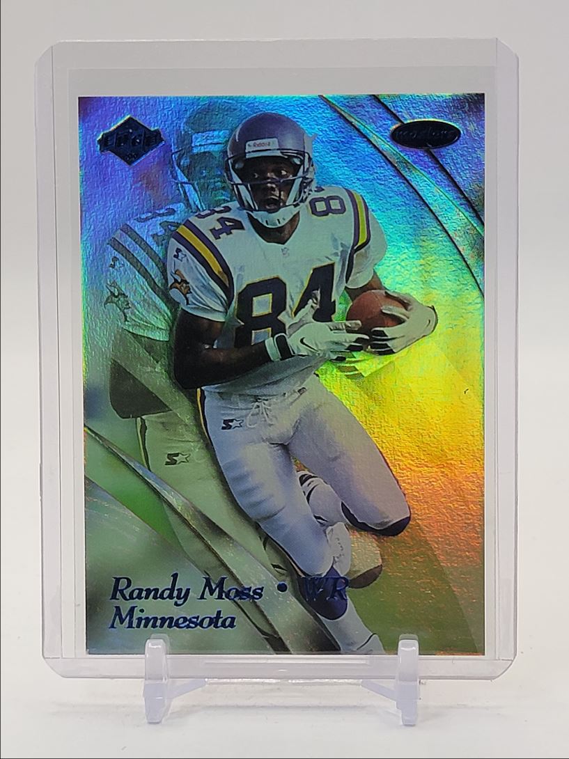 1999 COLLECTOR'S EDGE MASTERS BLUE VIKINGS RANDY MOSS on Kronozio