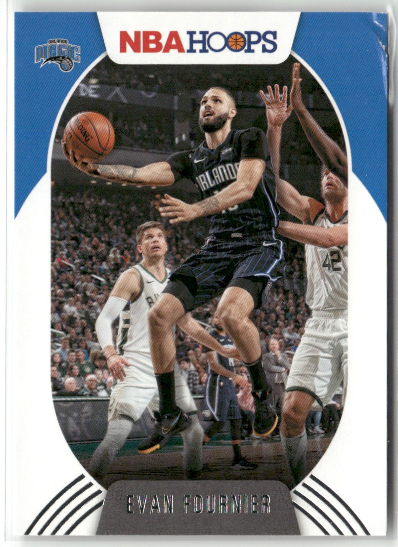 2020-21 Hoops Blue Evan Fournier #69 on Kronozio